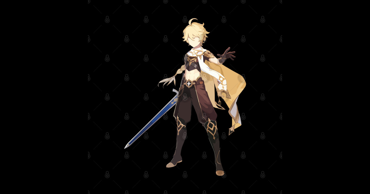 Genshin Impact Aether - Genshin Impact - Sticker | TeePublic