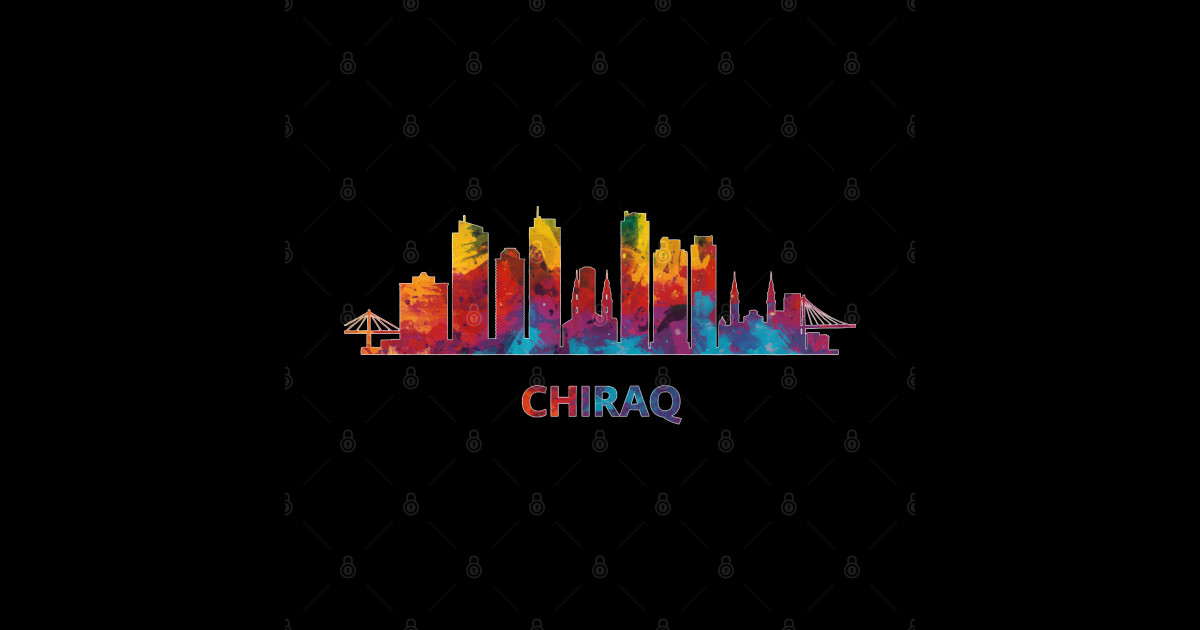 Chiraq Chicago City Skyline - Chicago Skyline - Sticker | TeePublic