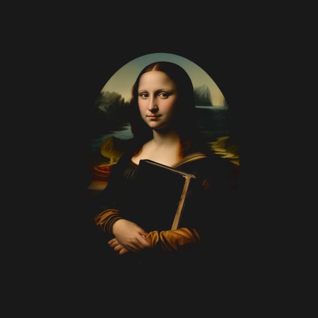 Iconic Mona Lisa | Creative Art with Book - Iconic Mona Lisa Creative ...