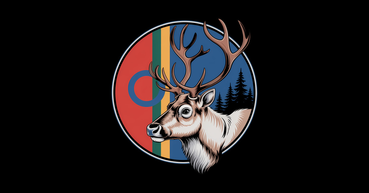 Sami People Flag Sápmi - Sami - Magnet | TeePublic
