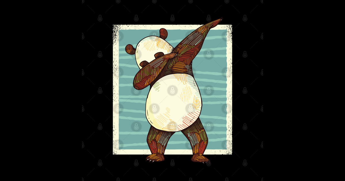 Dabbing Panda - Dabbing Panda - Sticker | TeePublic
