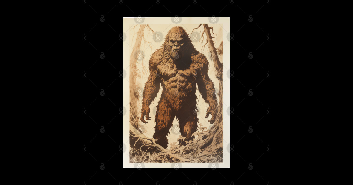 Bigfoot Lithography - Bigfoot - Sticker | TeePublic