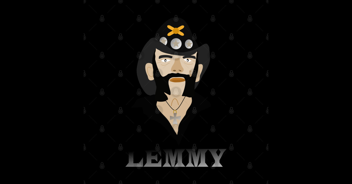 Lemmy - Lemmy Kilmister - Sticker | TeePublic