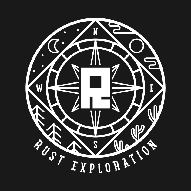 Rust Exploration (Light) - Rust Game - T-Shirt | TeePublic