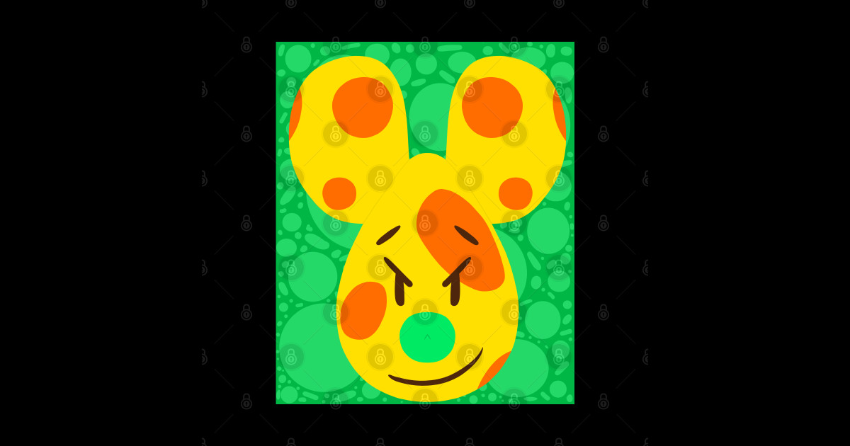 Chadder ACNH w/ Background - Chadder - Sticker | TeePublic