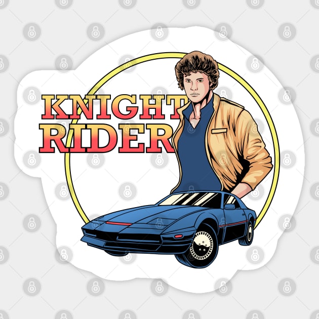 Knight Rider 1982 - Knight Rider - Sticker | TeePublic