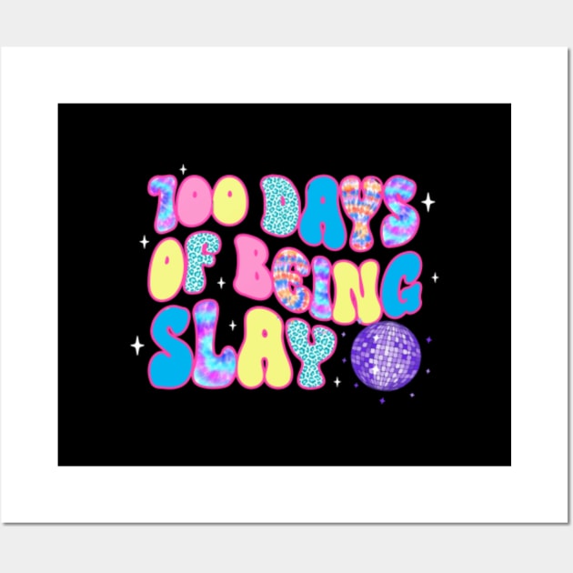 100 Days Of Being Slay 100 Days Of School Teacher Gift For Boy Kids ...