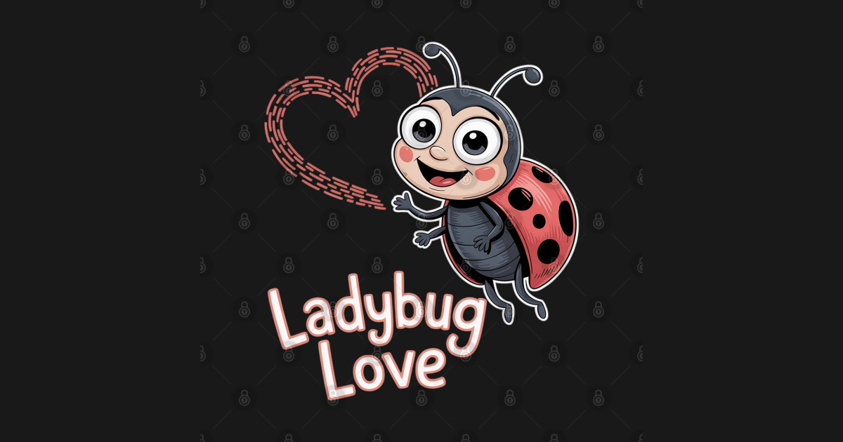 Ladybug With Hearts Bug lover Ladybug - Ladybug With Hearts Bug Lover ...