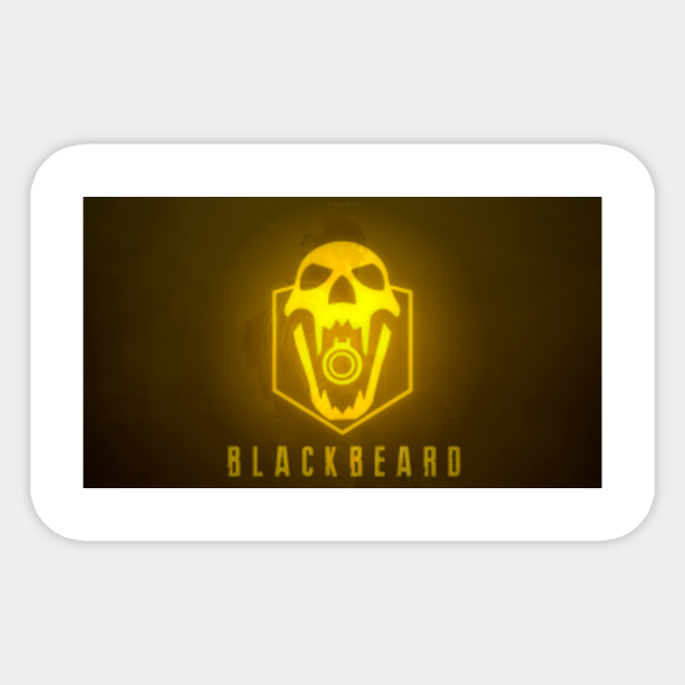 Blackbeard - Rainbow Six Siege Symbols Operator - Sticker | TeePublic