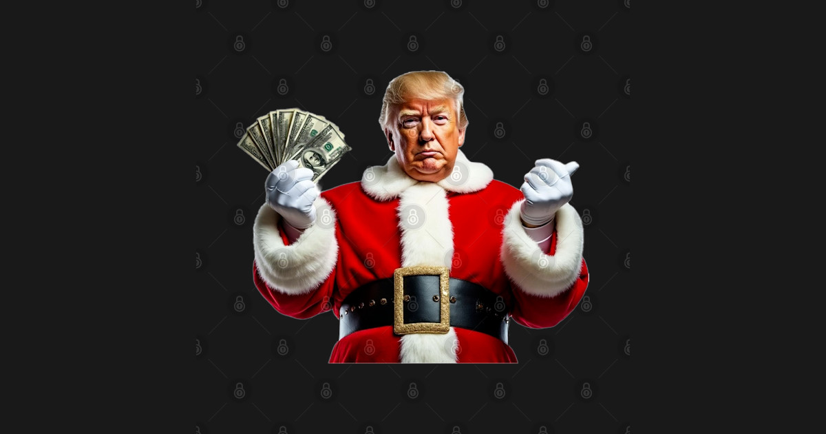 Trump Santa - Trump Christmas - T-Shirt | TeePublic