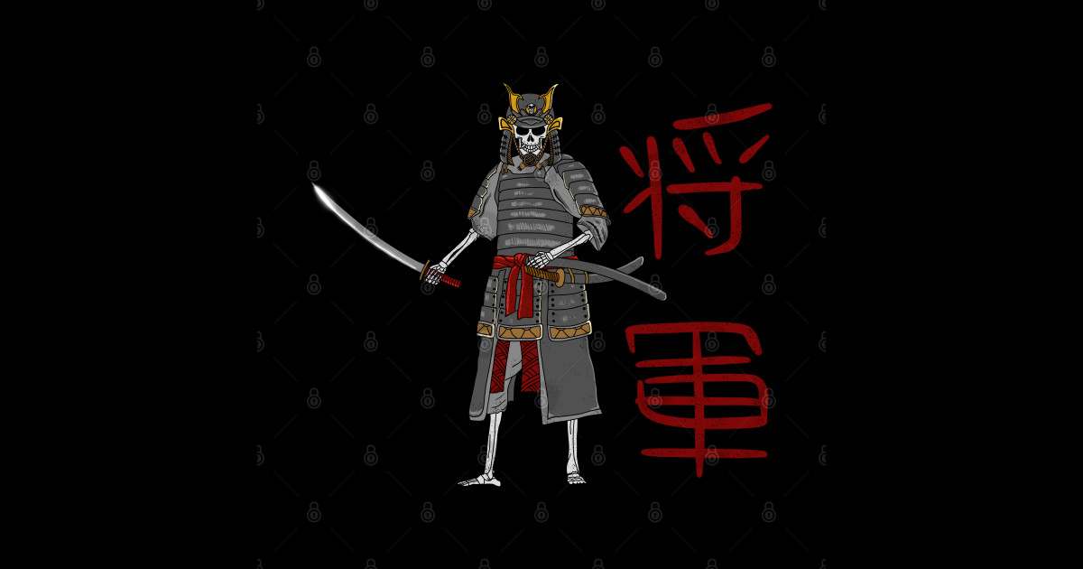 Shogun skull - Shogun - Sticker | TeePublic