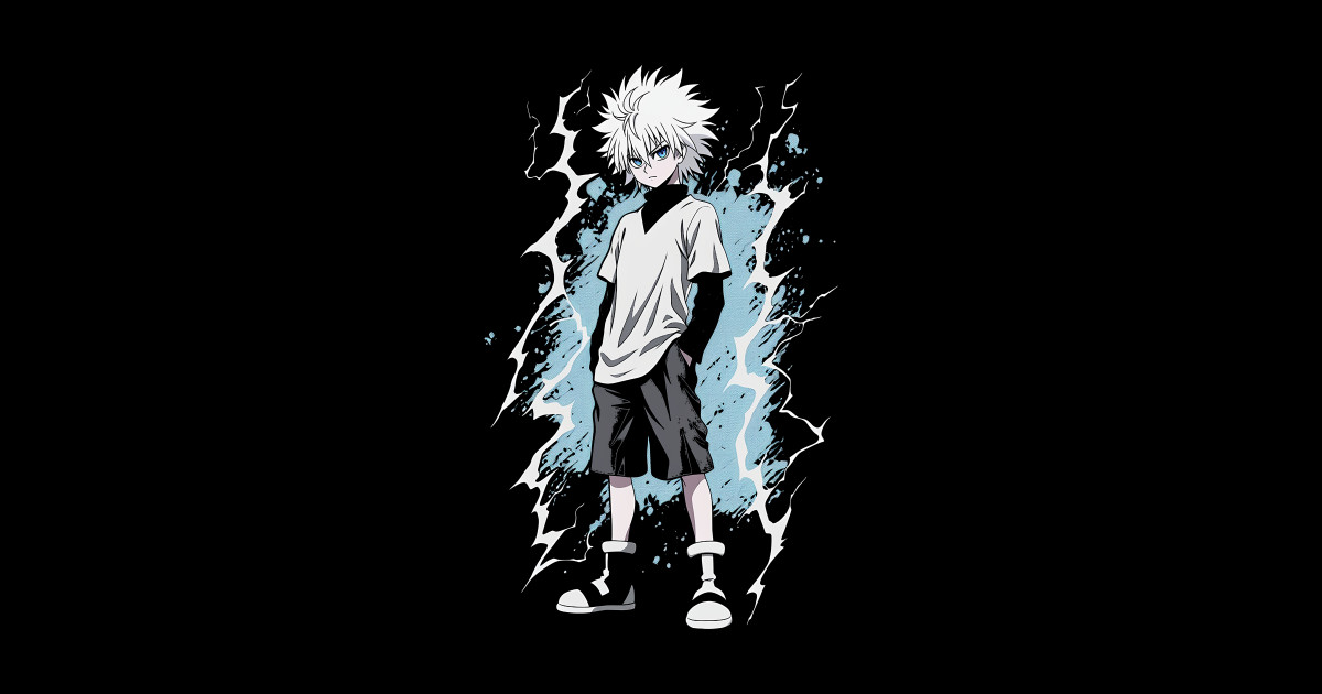 Killua Zoldyck Godspeed Mode – Hunter x Hunter Anime Art - Killua ...