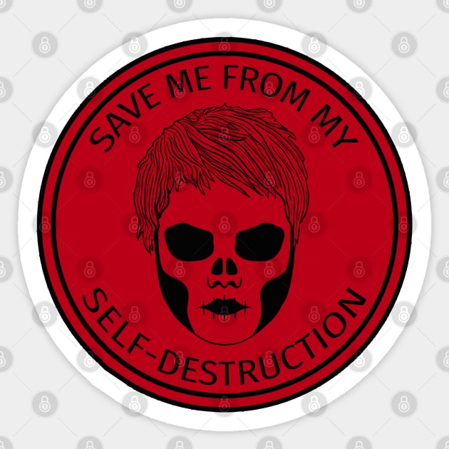 Boy Division Gee Skull - Music - Sticker | TeePublic