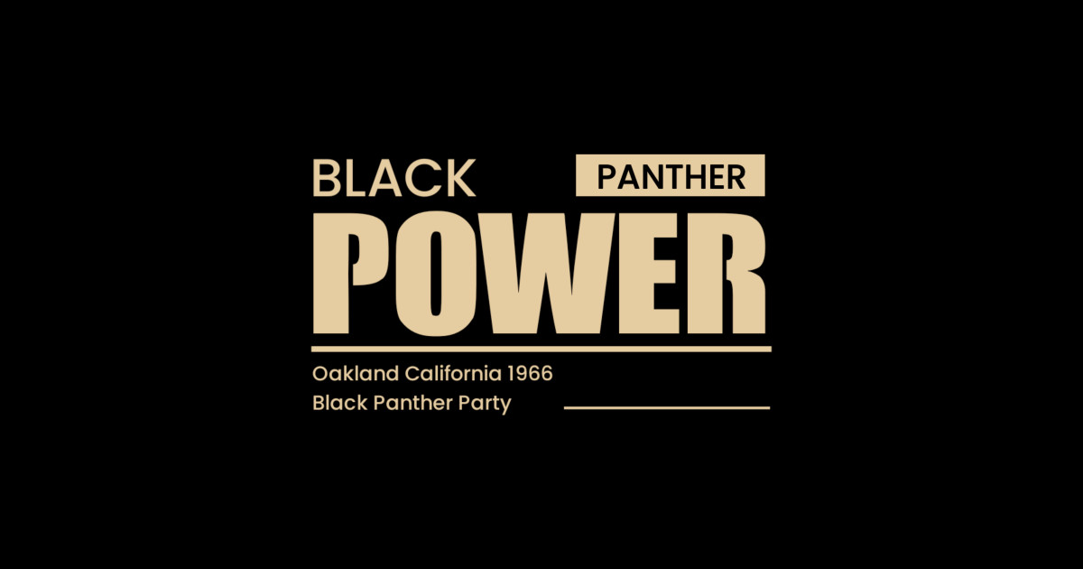 Black power - Black Panther Party - Sticker | TeePublic