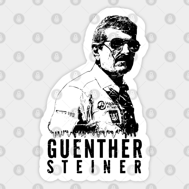 guenther steiner funny quotes - Guenther Steiner - Sticker | TeePublic