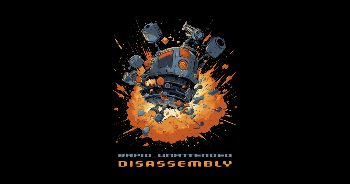 Starship - Rapid Unattended Disassembly - Elon Musk Meme - Sticker ...