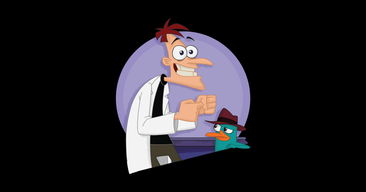 Doof and Perry - Perry The Platypus - Sticker | TeePublic