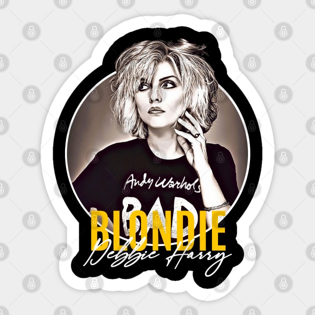 RETRO ART 80S BLOONDIEE - Blondie - Sticker | TeePublic