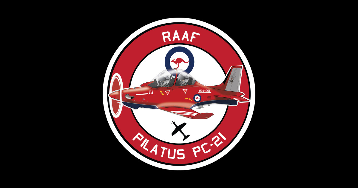 Pilatus PC-21 RAAF 2FTS - Raaf - Sticker | TeePublic