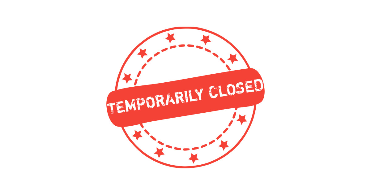 Temporarily Closed Stamp Icon - Temporarily Closed Stamp Icon - T-Shirt ...