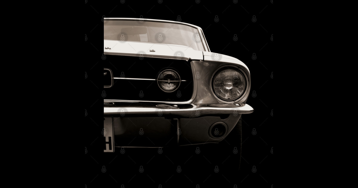 Classic Car Mustang - Classic Car - Sticker | TeePublic