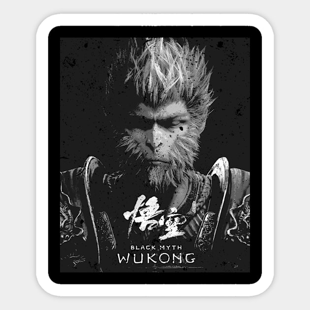 BLACK MYTH WUKONG | WUKONG GAME - Black Myth Wukong - Sticker | TeePublic