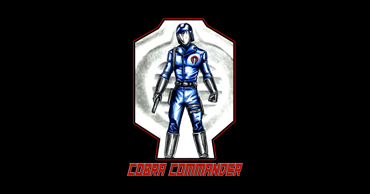 Cobra Commander - Gi Joe - Sticker | TeePublic