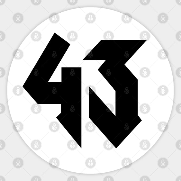 Ken Block Number 43 Ken Block - Ken Block - Sticker | TeePublic