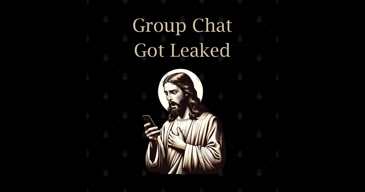 Group Chat Got Leaked Shocked Jesus Meme - Group Chat Got Leaked ...