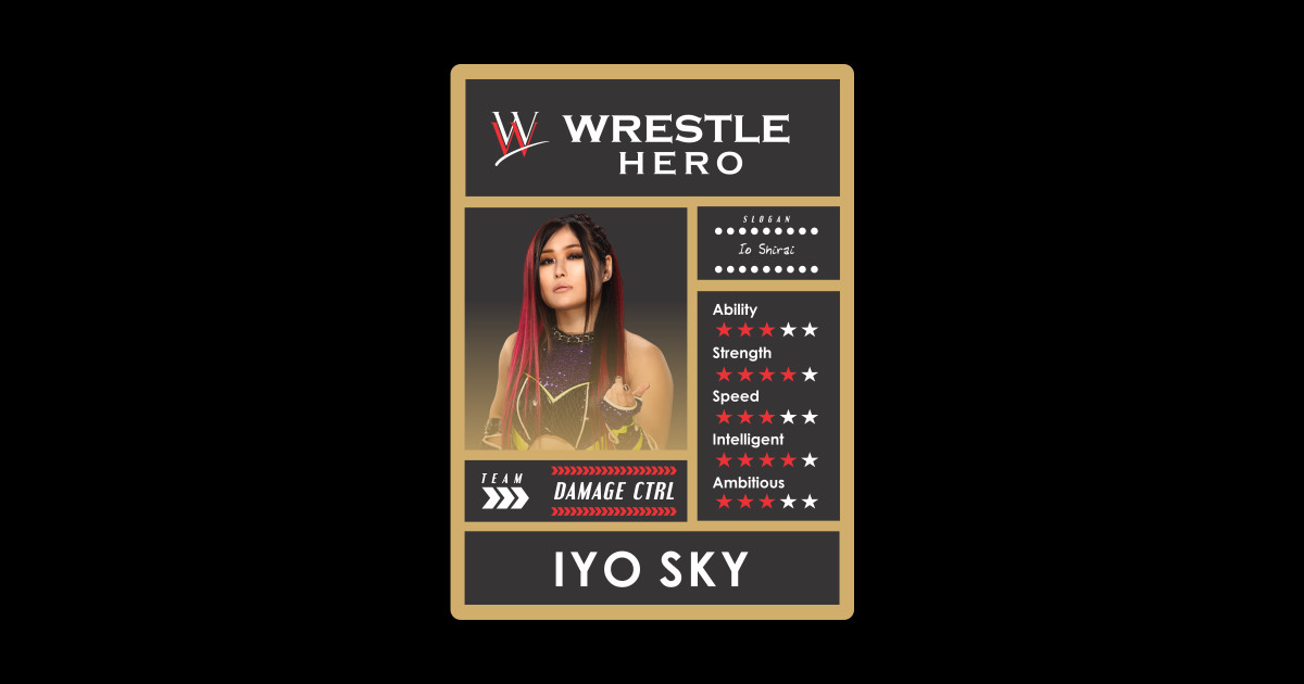 wwe card iyo sky - Iyo Sky - Sticker | TeePublic