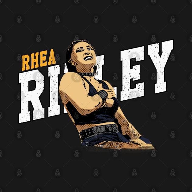 rhea ripley comic art - Rhea Ripley - T-Shirt | TeePublic