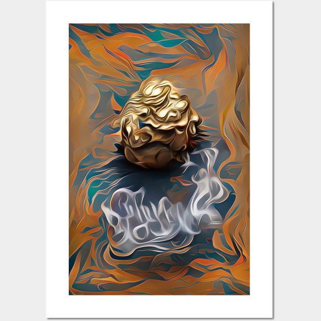 Bronze Bulging Puff Flashing Nug Bud Weed Cannabis - Nugs - Posters and ...