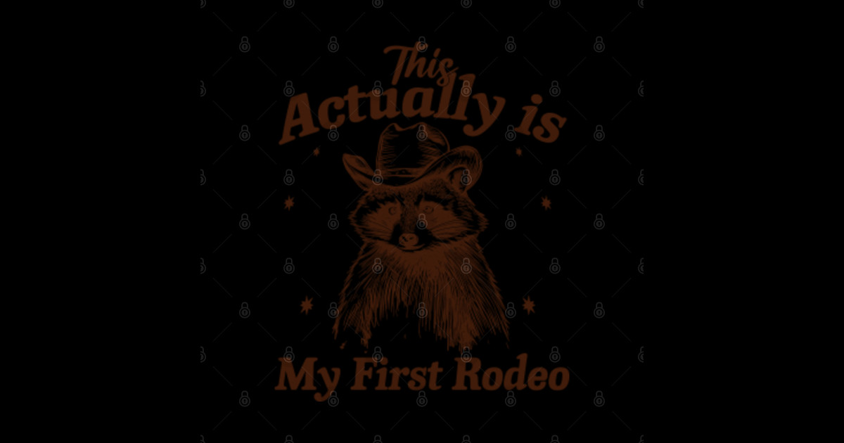 This Actually is My First Rodeo Funny Raccoon Meme - This Actually Is ...