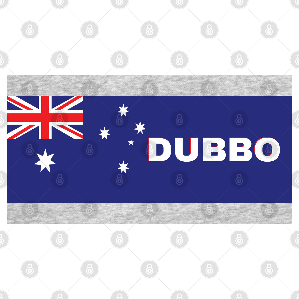 Dubbo City in Australian Flag - Dubbo - T-Shirt | TeePublic