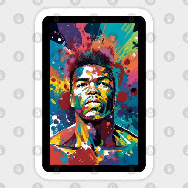 Muhammad Ali Painting - Muhammad Ali - Sticker | TeePublic