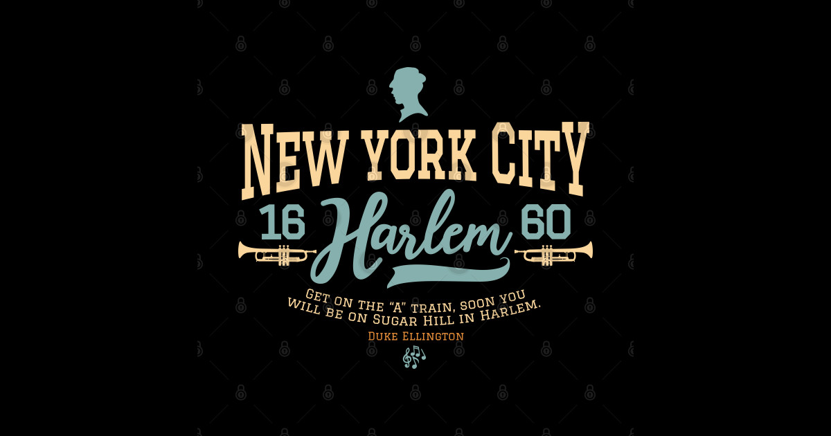 New York Harlem - Harlem Logo - Harlem Manhattan - Duke Ellington ...
