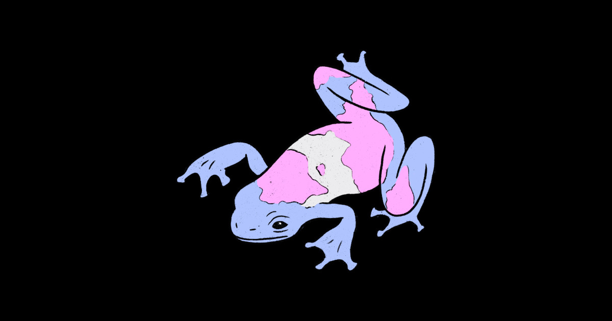 trans frog - Transgender - Sticker | TeePublic