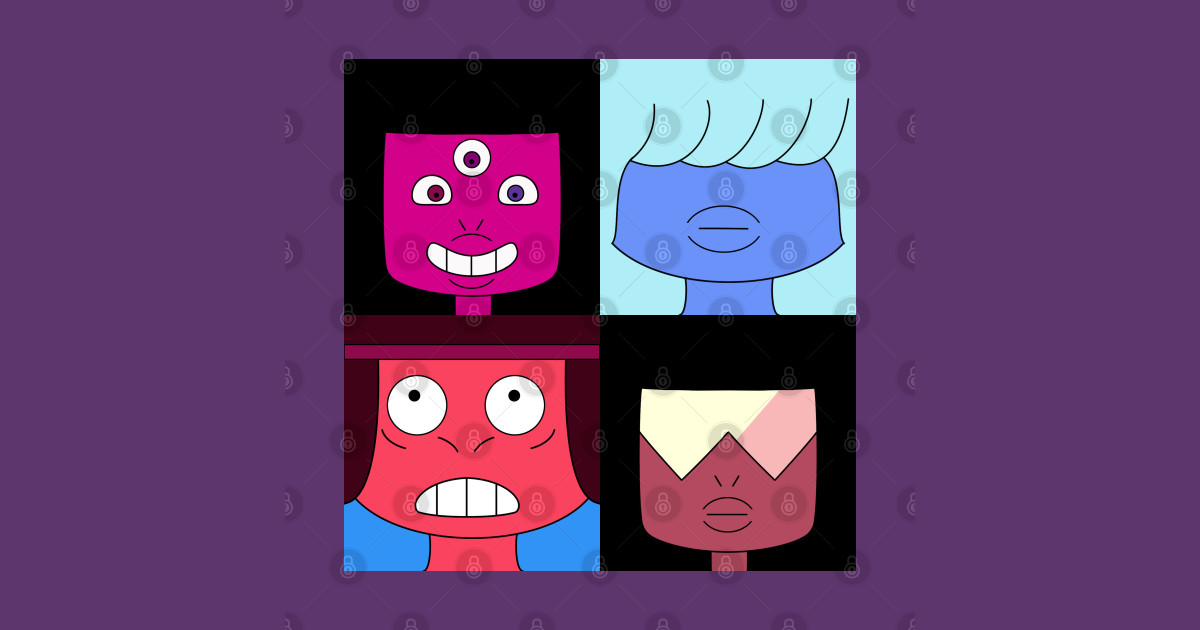 Faces of Garnet - Steven Universe - T-Shirt | TeePublic