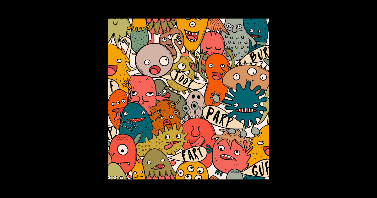 Burping and farting silly monsters - Burping And Farting - Posters and ...
