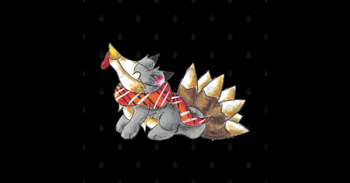 Turkey Wolf - Thanksgiving Turkey - Sticker | TeePublic