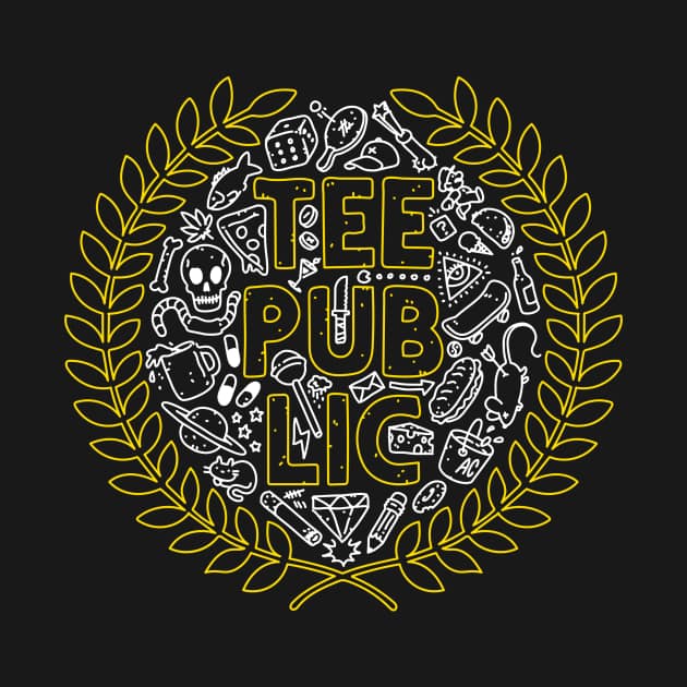 The Official TeePublic Logo - Teepublic - T-Shirt | TeePublic