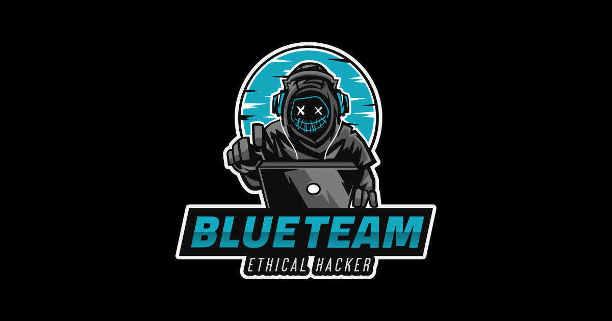 Blue Team | Hacker Design - Blue Team - Sticker | TeePublic