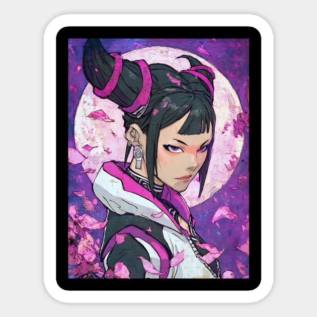 Juri SF6 Fanart - Juri - Sticker | TeePublic