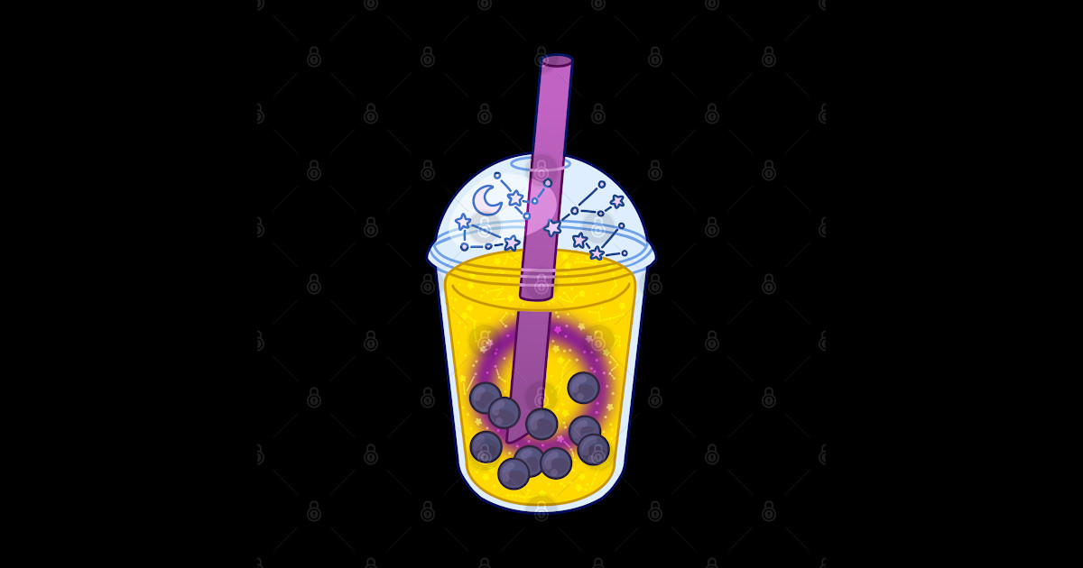 Intersex Pride Boba Tea - Lgbtq - Sticker | TeePublic