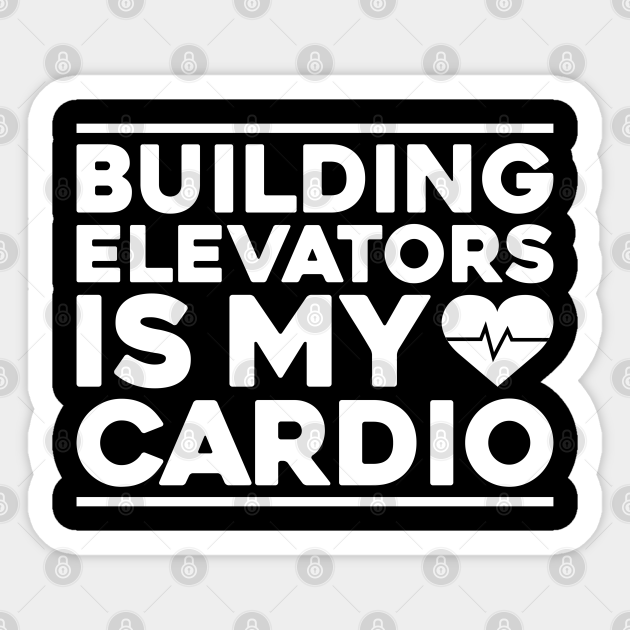 Elevator Mechanic Elevator Installer - Elevator Mechanic - Sticker ...