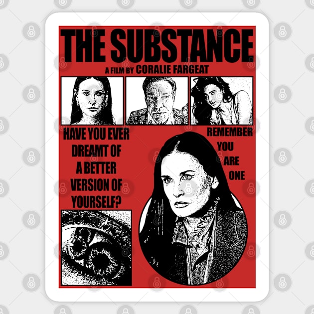 The Substance Movie - The Substance - Sticker | TeePublic