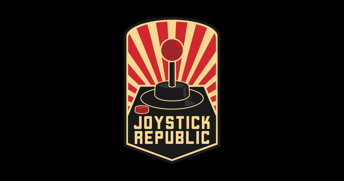 Joystick Republic "Grand Republic" Logo - Gaming - Sticker | TeePublic