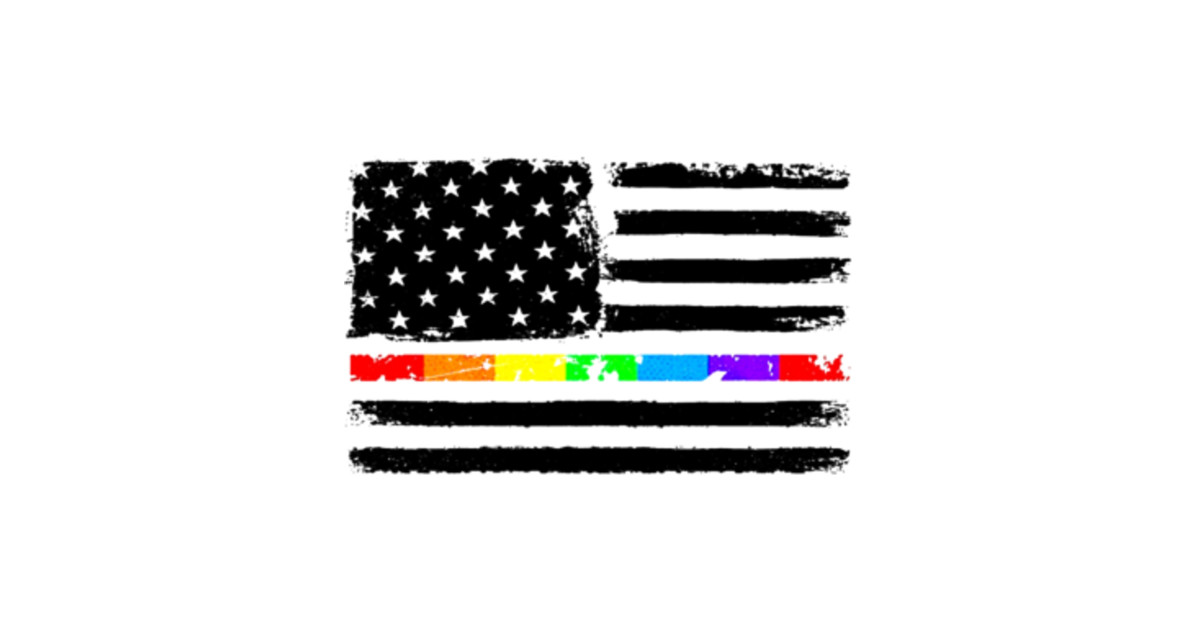 LGBT Flag Rainbow LGBT American Flag Pride - Lgbt Flag Rainbow - T ...