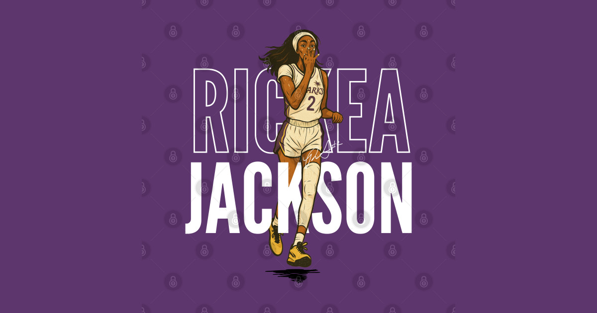 Rickea Jackson #2 3 Point shot pose basletball Cartoon- KWBRJ2003 - Rickea Jackson - T-Shirt ...