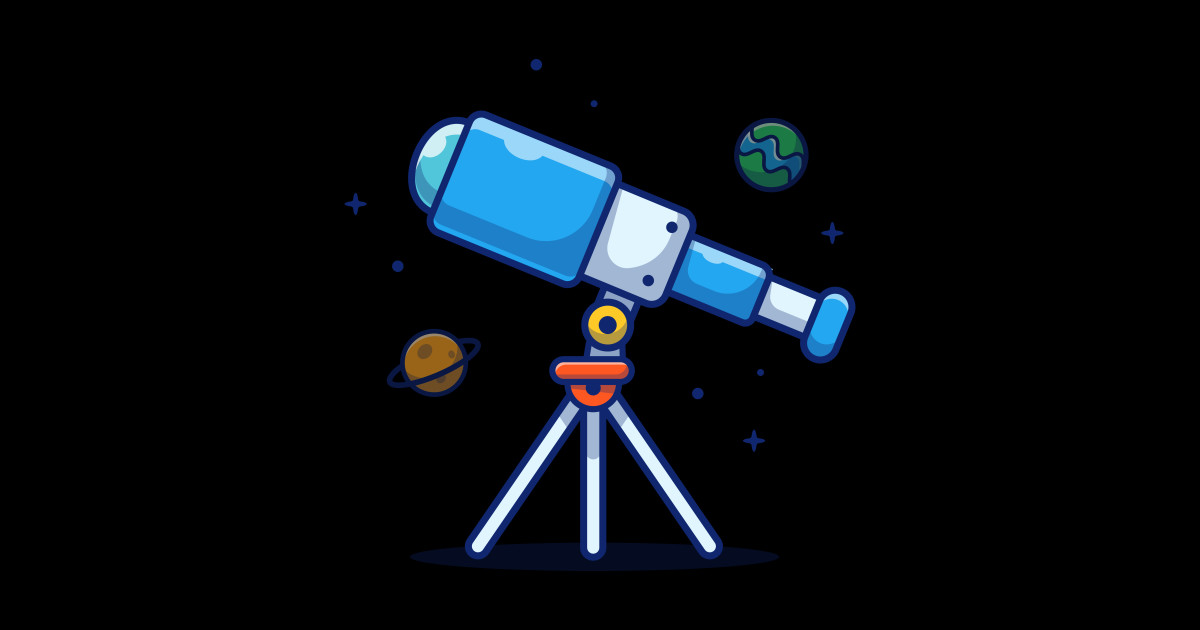Telescope - Telescope - Sticker | TeePublic